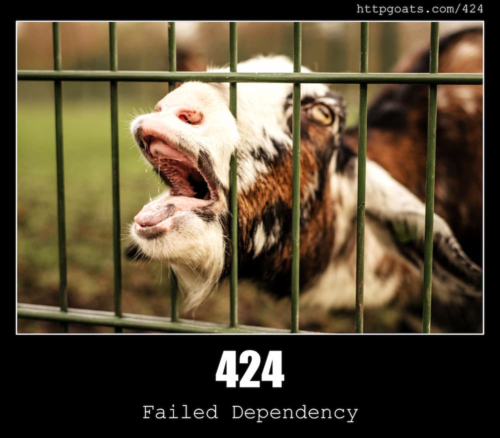 424 Failed Dependency - HTTP status code and cats!